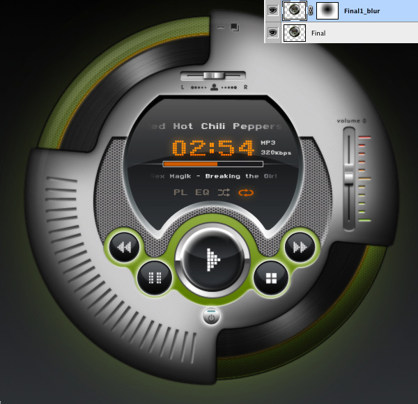 How to Create a Detailed Audio Player in Photoshop | Envato Tuts+