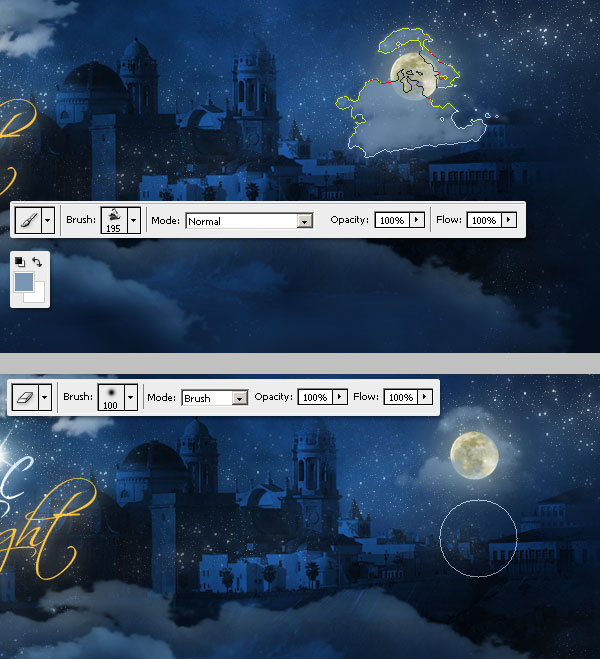 Create a Magic Night Themed Web Design from Scratch in Photoshop ...