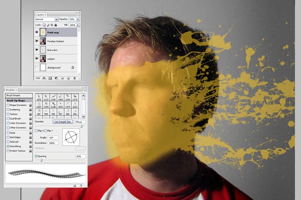 How to Mold Paint Splatter to a Face in Photoshop | Envato Tuts+