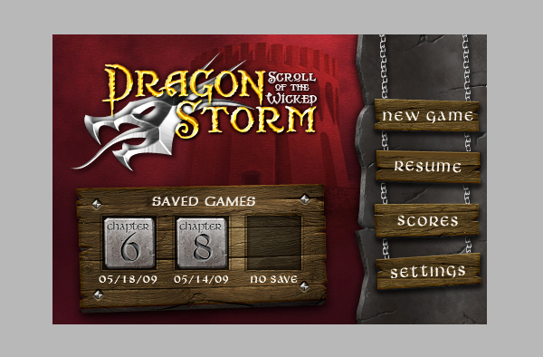 How to Make a Menu Interface for a Fantasy Themed iPhone Game | Envato ...
