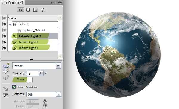 Create a Shiny Earth with Photoshop 3D Layers | Envato Tuts+