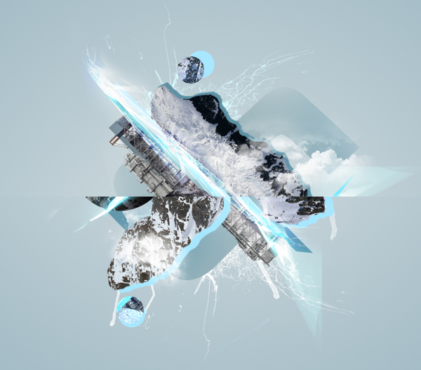 Make a Freezing Cold Snow-themed Abstract Piece | Envato Tuts+