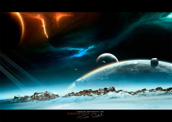 40 Mind-Blowing Digital Space Paintings | Envato Tuts+