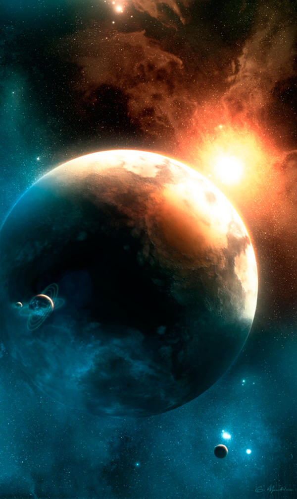 40 Mind-Blowing Digital Space Paintings | Envato Tuts+