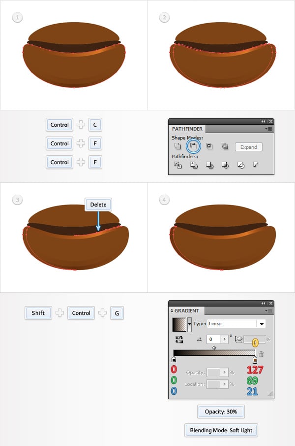 Create a Detailed Coffee Beans Text Effect in Adobe Illustrator ...