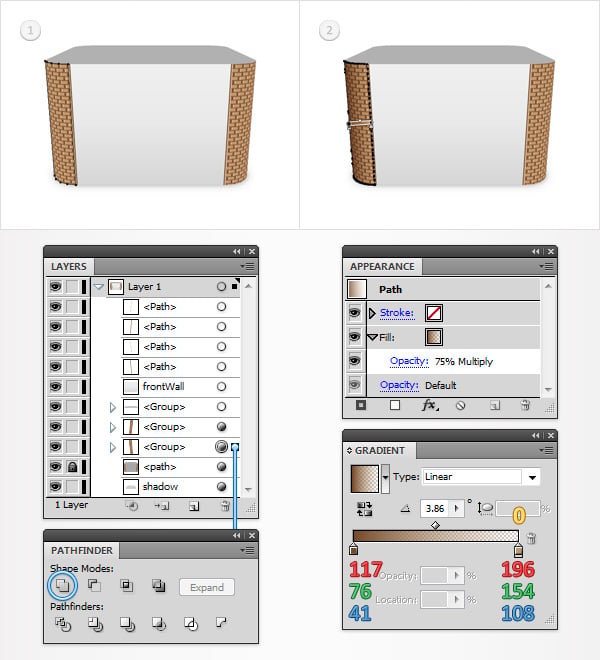 How to Create a Detailed Depot Building Icon in Adobe Illustrator ...