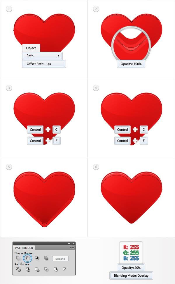 Quick Tip: How to Create a Heart Illustration Without the Pen Tool ...
