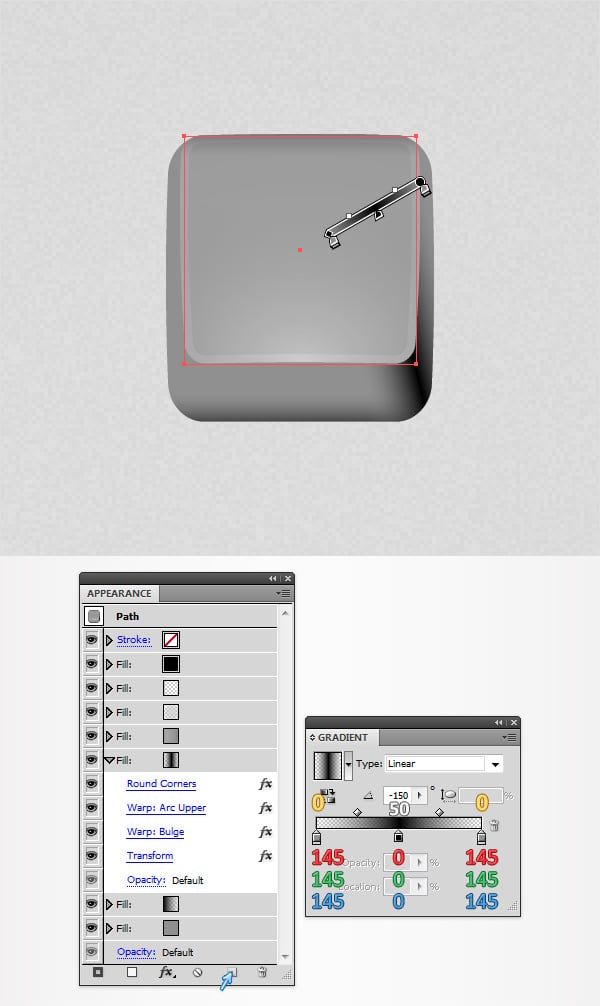 How to Create a Detailed Keyboard Button Illustration in Adobe ...