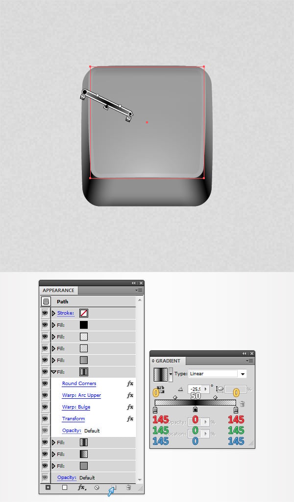 How to Create a Detailed Keyboard Button Illustration in Adobe ...