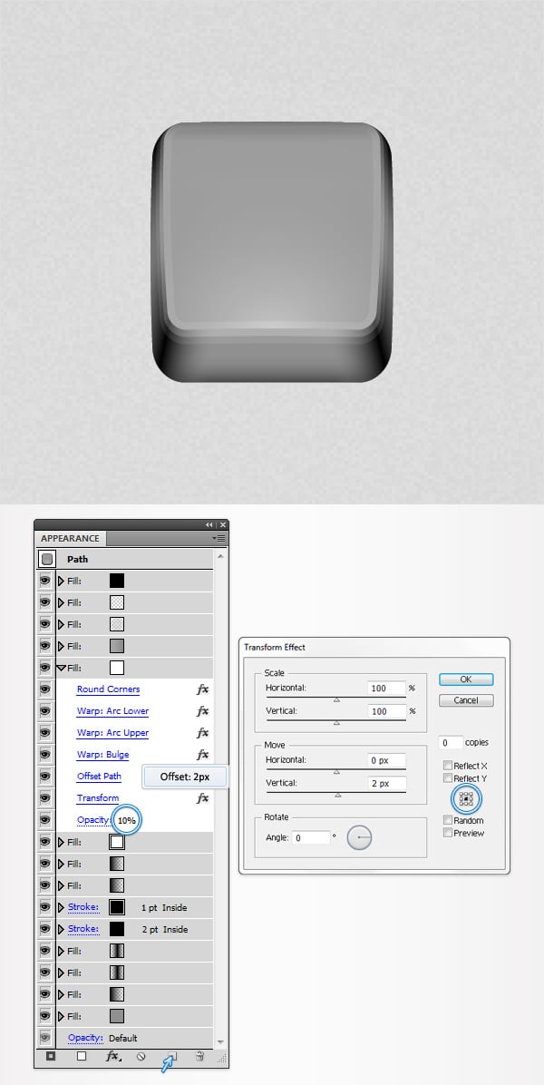 How to Create a Detailed Keyboard Button Illustration in Adobe ...
