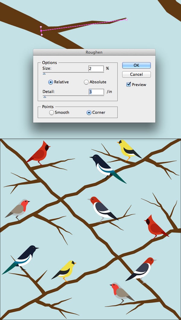 How to Create a Seamless Bird Pattern with Retro Touch in Illustrator ...