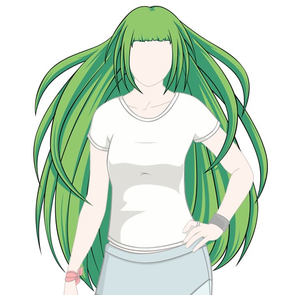 Create Big Gravity Defying Anime-Styled Hair in Adobe Photoshop ...