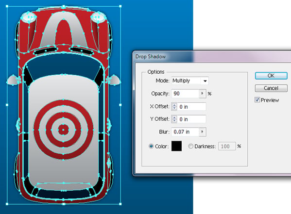 How to Create an Aerial View Illustration of a Car in Adobe Illustrator ...