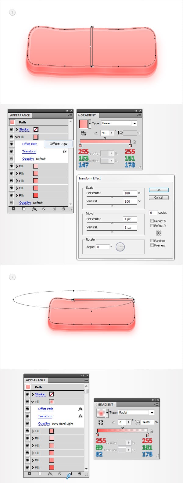 Quick Tip: How to Create a Set of Bubble Gum Buttons in Illustrator ...