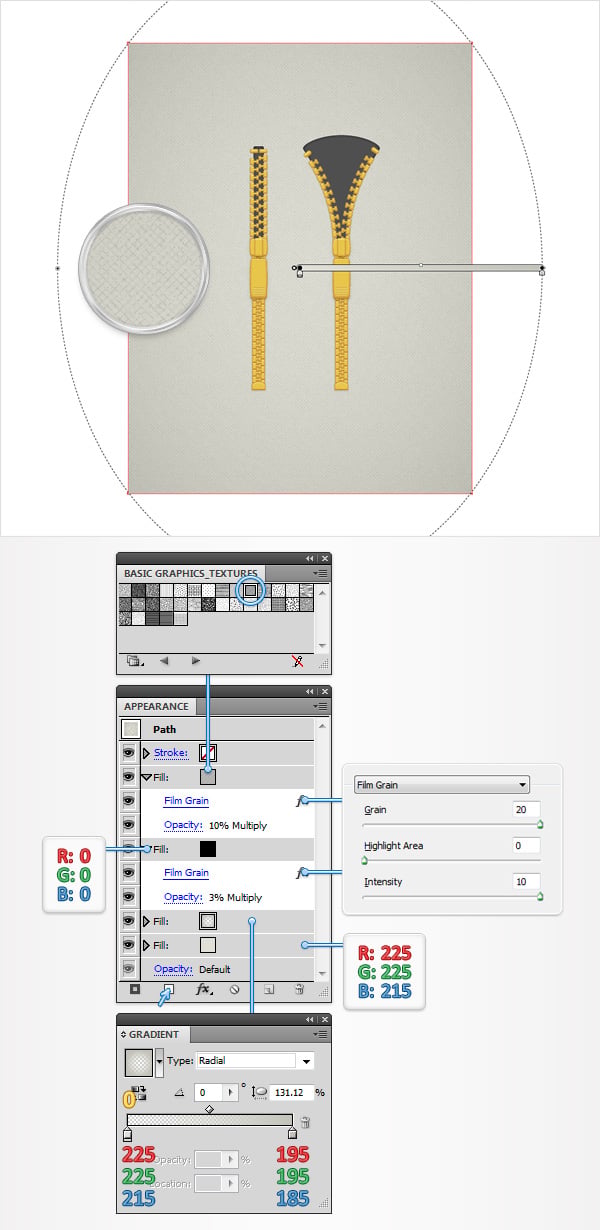 How to Create an Open and Closed Zipper in Adobe Illustrator | Envato Tuts+