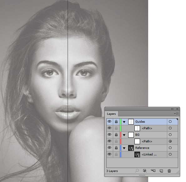 How to Create a Line Art Based Symmetrical Portrait in Adobe ...