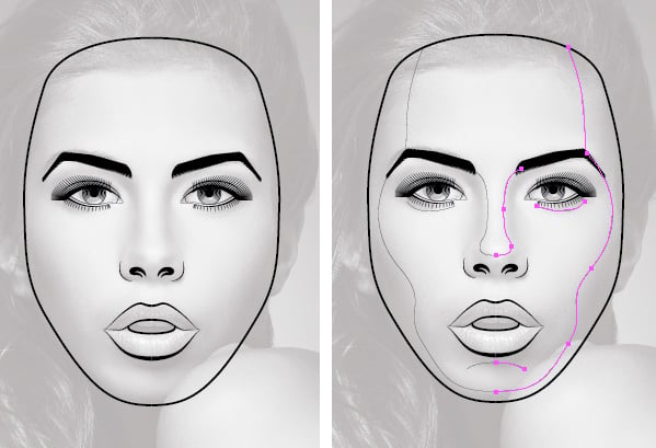 How to Create a Line Art Based Symmetrical Portrait in Adobe ...