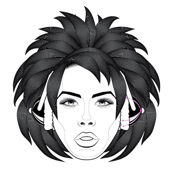 How to Create a Line Art Based Symmetrical Portrait in Adobe ...