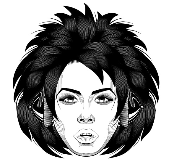 How to Create a Line Art Based Symmetrical Portrait in Adobe ...