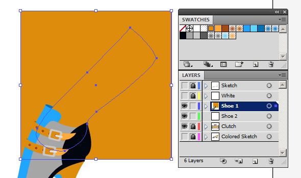 How to Create a Stylized Shoes and Clutch Fashion Illustration in ...