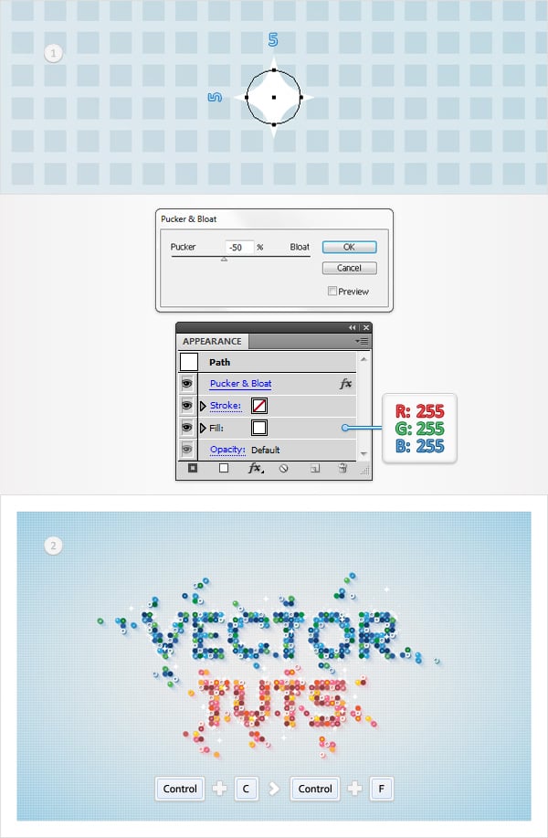 Create a Mosaic, BBC Inspired, Text Art Effect in Adobe Illustrator ...