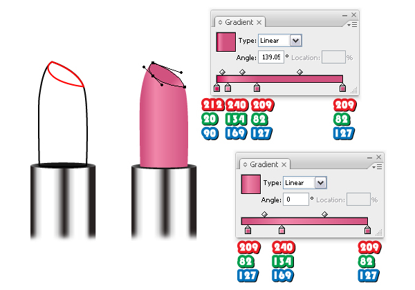 Mwah! Create a Fabulous Semi Realistic Lipstick in Adobe Illustrator ...