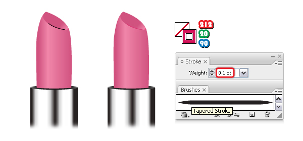 Mwah! Create a Fabulous Semi Realistic Lipstick in Adobe Illustrator ...