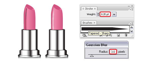 Mwah! Create a Fabulous Semi Realistic Lipstick in Adobe Illustrator ...