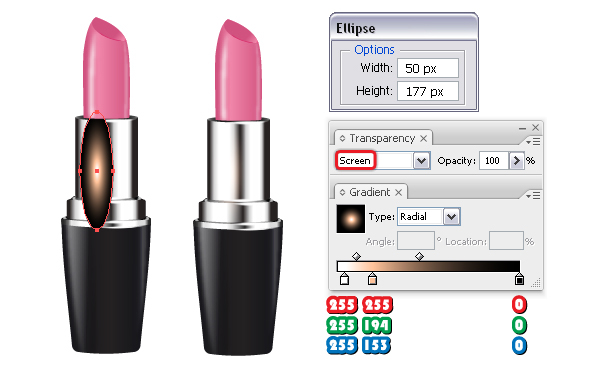 Mwah! Create a Fabulous Semi Realistic Lipstick in Adobe Illustrator ...