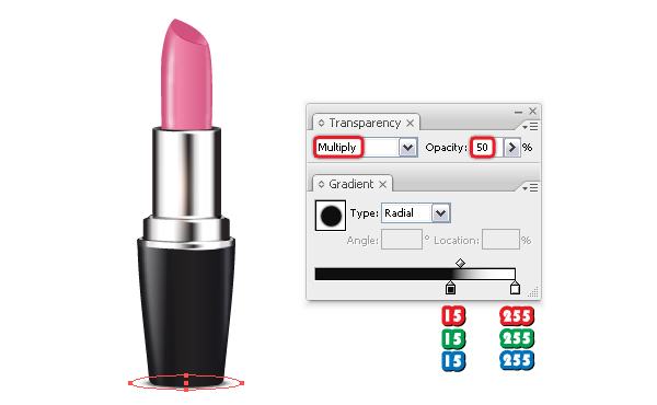Mwah! Create a Fabulous Semi Realistic Lipstick in Adobe Illustrator ...