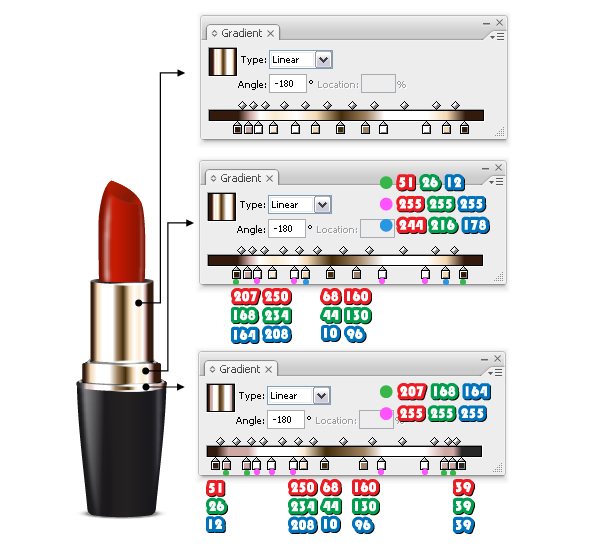 Mwah! Create a Fabulous Semi Realistic Lipstick in Adobe Illustrator ...