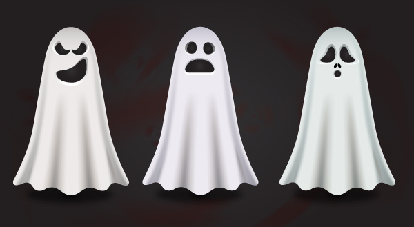 Create a Quick and Easy Set of Spooky Ghosts in Adobe Illustrator ...