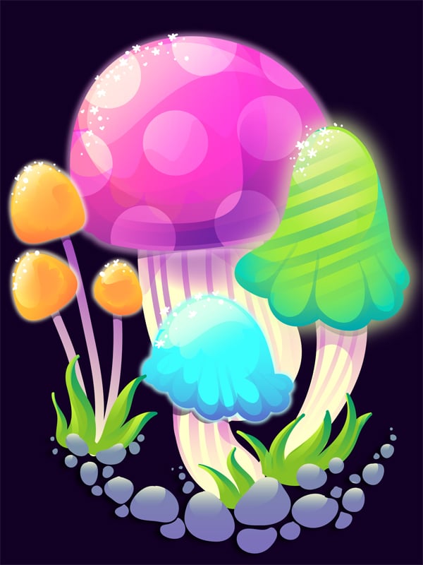 Create Quick, Psychedelic Mushrooms With the Blob Brush Tool | Envato Tuts+