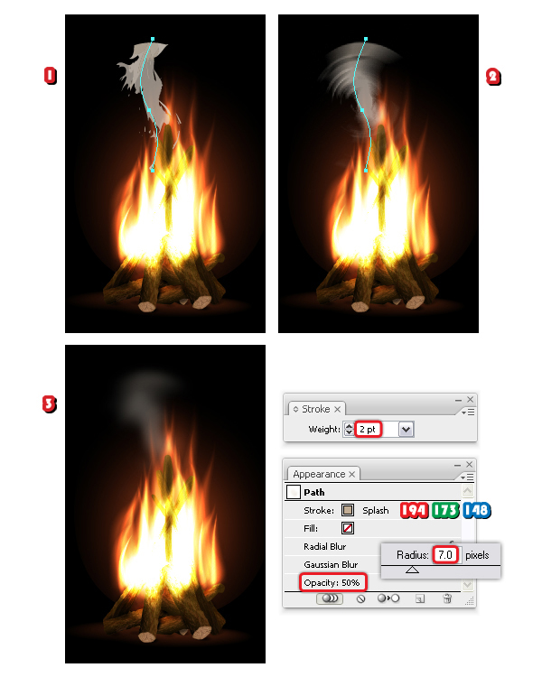 It's Guy Fawkes Night! Create a Bonfire With Blends in Adobe ...