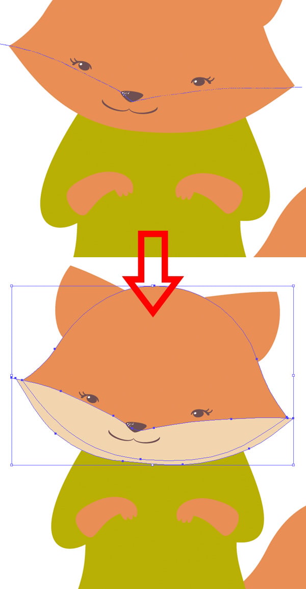 How to Create a Flat, Subtle Textured Fox in Adobe Illustrator | Envato ...