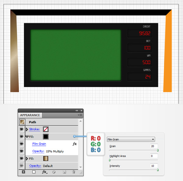 Create a Video Poker Game Interface in Adobe Illustrator - Part One ...
