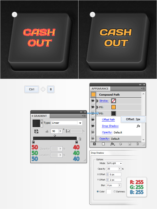 Create a Video Poker Game Interface in Adobe Illustrator - Part Two ...