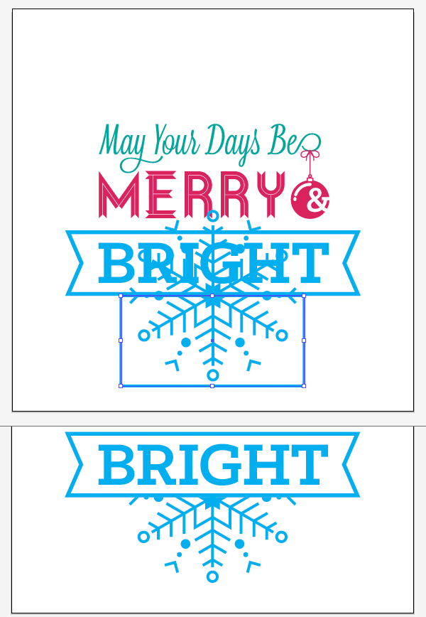 How to Create a Holiday Themed Typography Piece in Adobe Illustrator ...