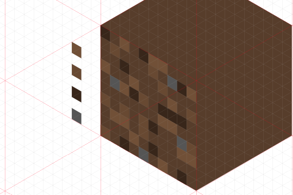Playing With Isometric Projection in Inkscape to Make a Minecraft Scene ...