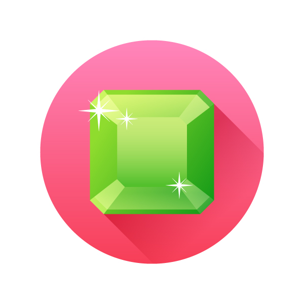 Create a Set of Flat Precious Gems Icons in Adobe Illustrator | Envato ...