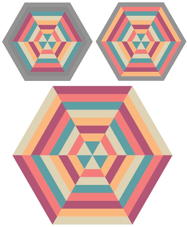 How to Create a Blended Hexagonal Print Design in Adobe Illustrator ...