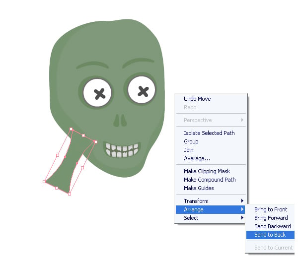 Create a Cheeky Zombie with Basic Shapes and the Shape Builder Tool ...
