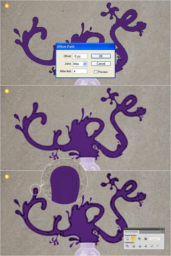 Create a Jar Illustration and Splashy, Purple Text Effect | Envato Tuts+