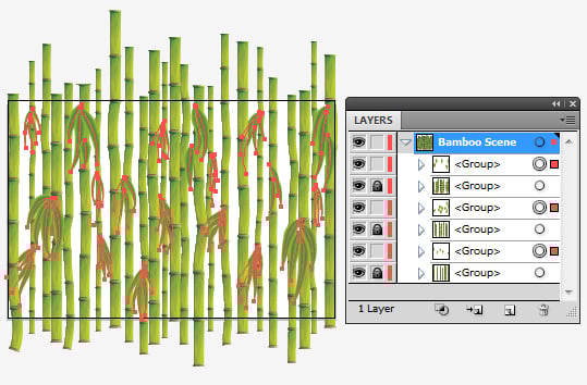Create a Vector Bamboo Forest With Blends, Brushes, and Profiles ...