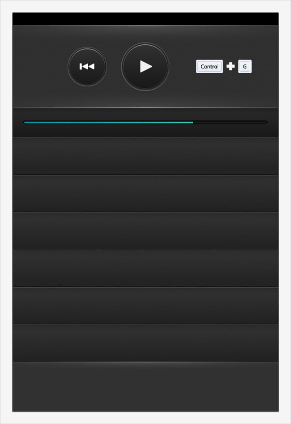 Create a Mobile Phone Music Player Interface | Envato Tuts+