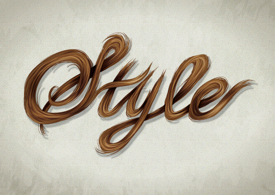 Create a Stylish, Vector Hair Typography Illustration | Envato Tuts+