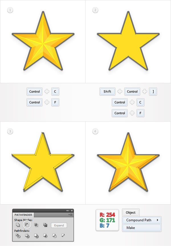 Create a Set of Detailed, Vector Rating Stars | Envato Tuts+