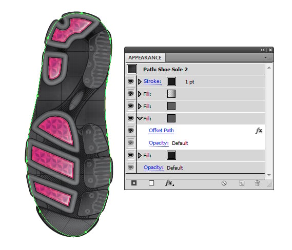 Creating the Sole of a Sports Shoe With the Appearance Panel | Envato Tuts+