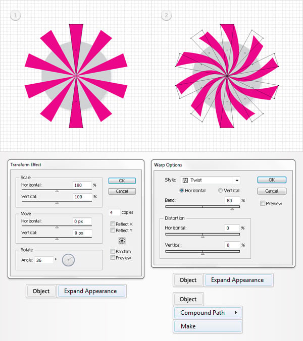 Use Warp Effects to Create a Pastel Colored Candies Illustration ...