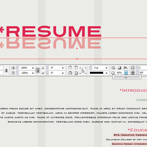 Using InDesign to Create a Designer Resume | Envato Tuts+
